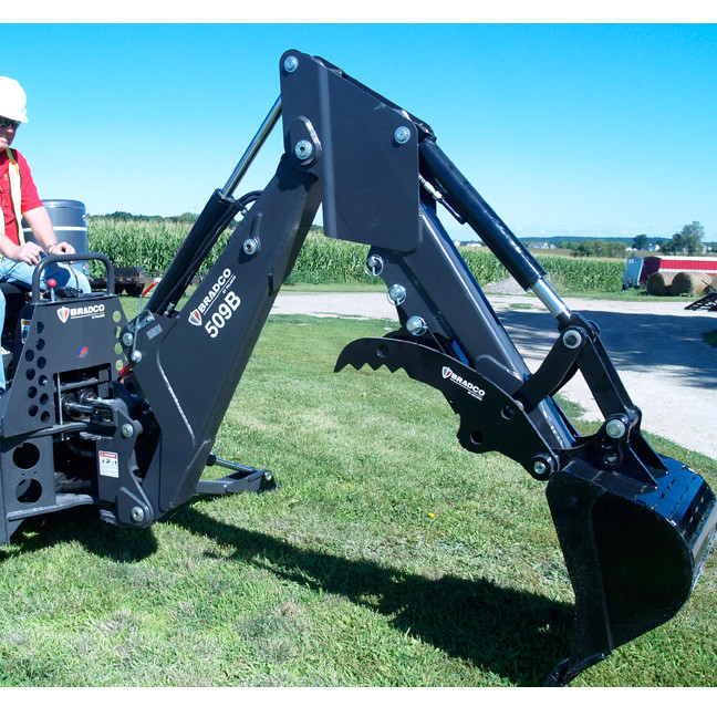 Bradco 509B Backhoe Attachment for Skid Steer Loader | Skid Steer Solutions