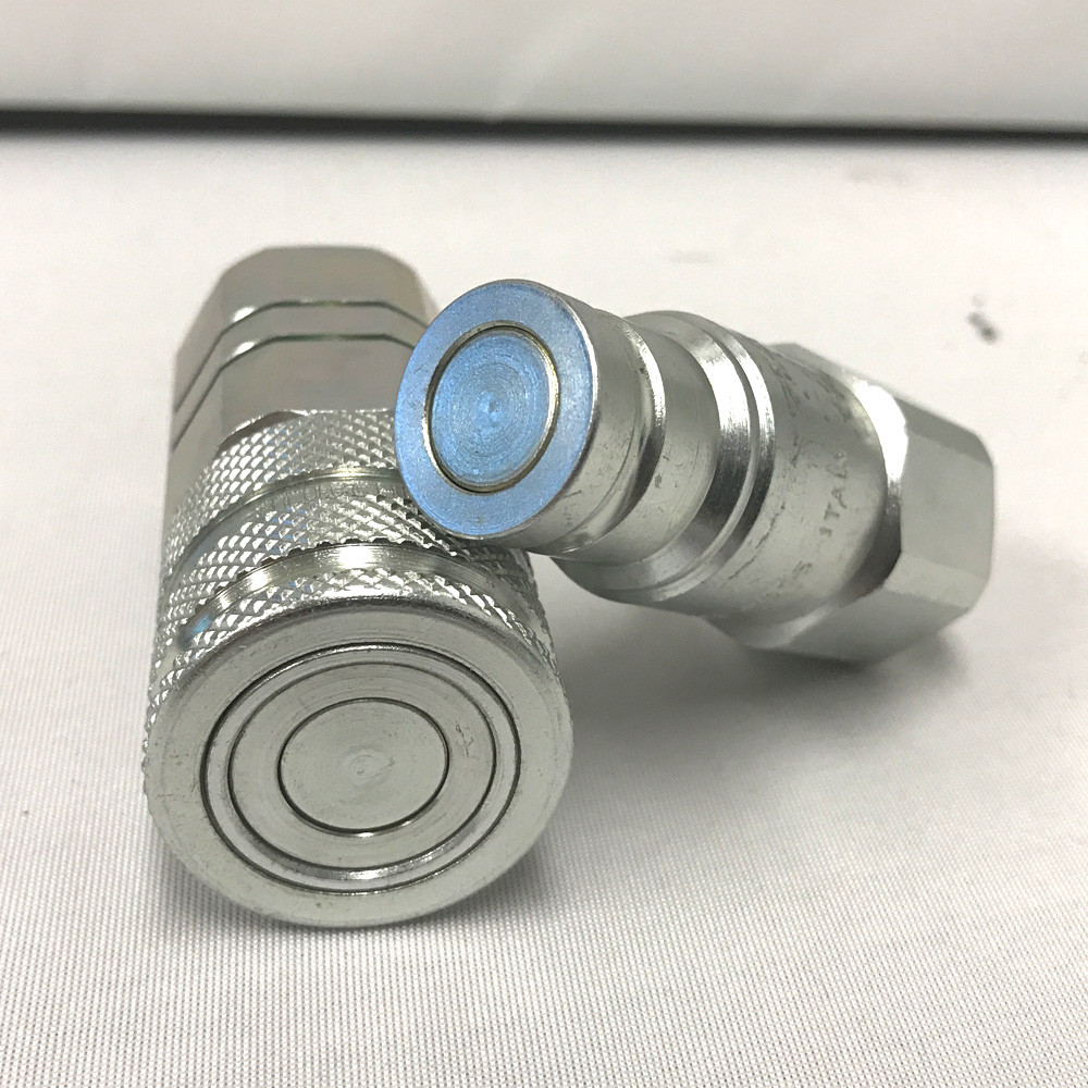 Female Hydraulic Flat Faced Coupler Case Drain | Skid Steer Solutions