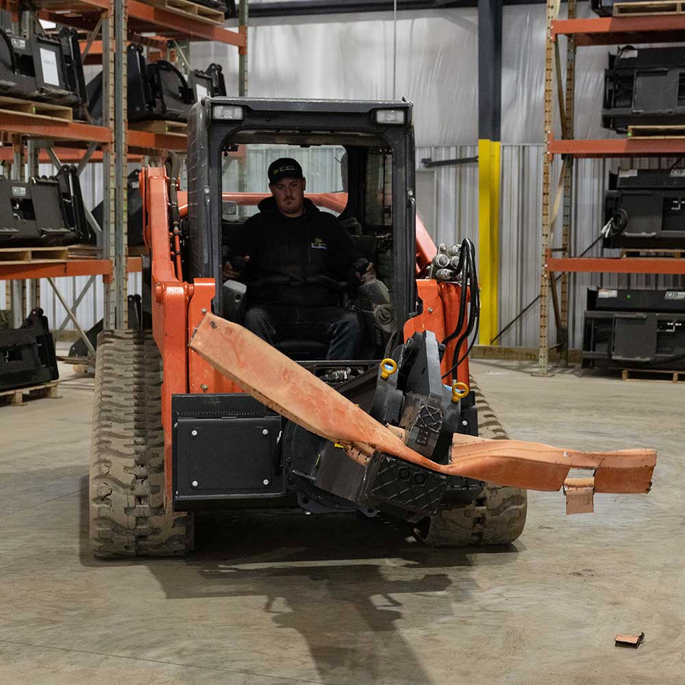 VTN Skid Steer Hydraulic Scrap Sheer | Skid Steer Solutions