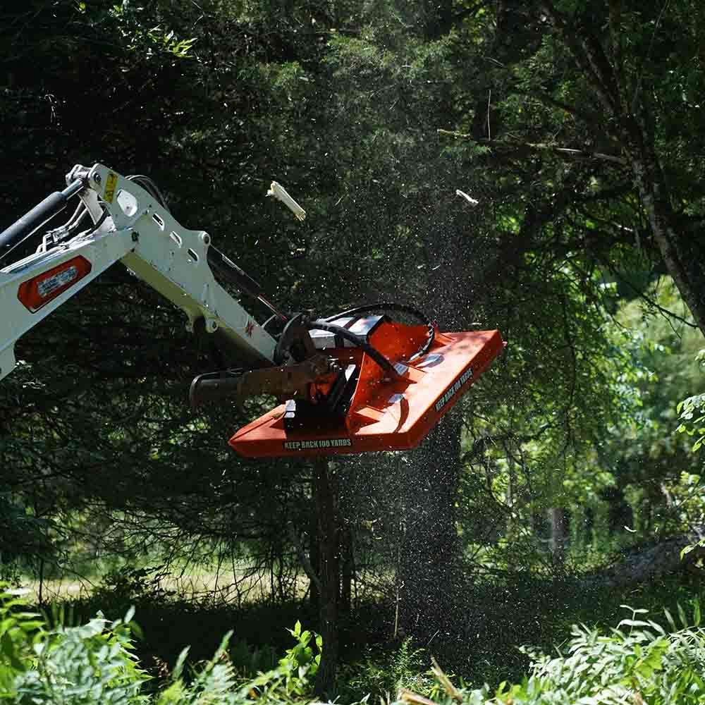 Eterra Cyclone 48" Excavator Rotary Clearing Mower | Skid Steer Solutions