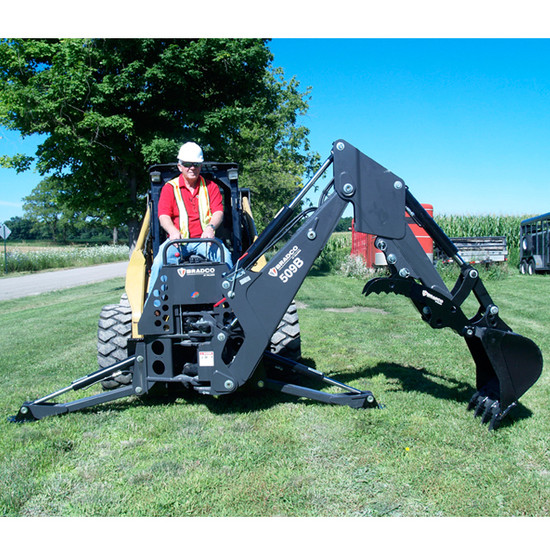 Bradco 509B Backhoe Attachment for Skid Steer Loader | Skid Steer Solutions