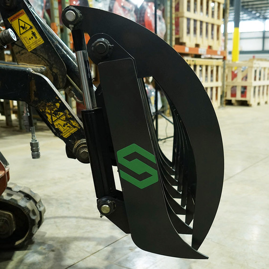 CID Mini Skid Steer Grapple Rake | Skid Steer Solutions