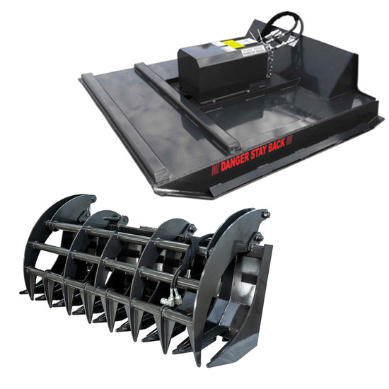 CID Skid Steer Brush & Grapple Bundle | Skid Steer Solutions