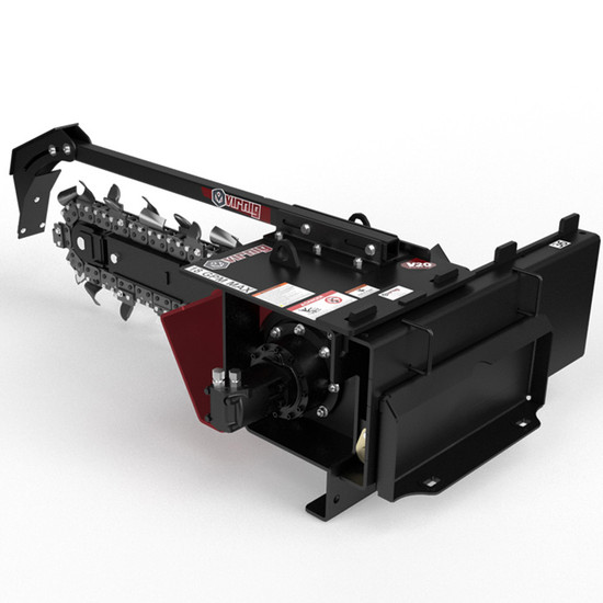 Virnig V20 Mini Skid Steer Trencher | Skid Steer Solutions