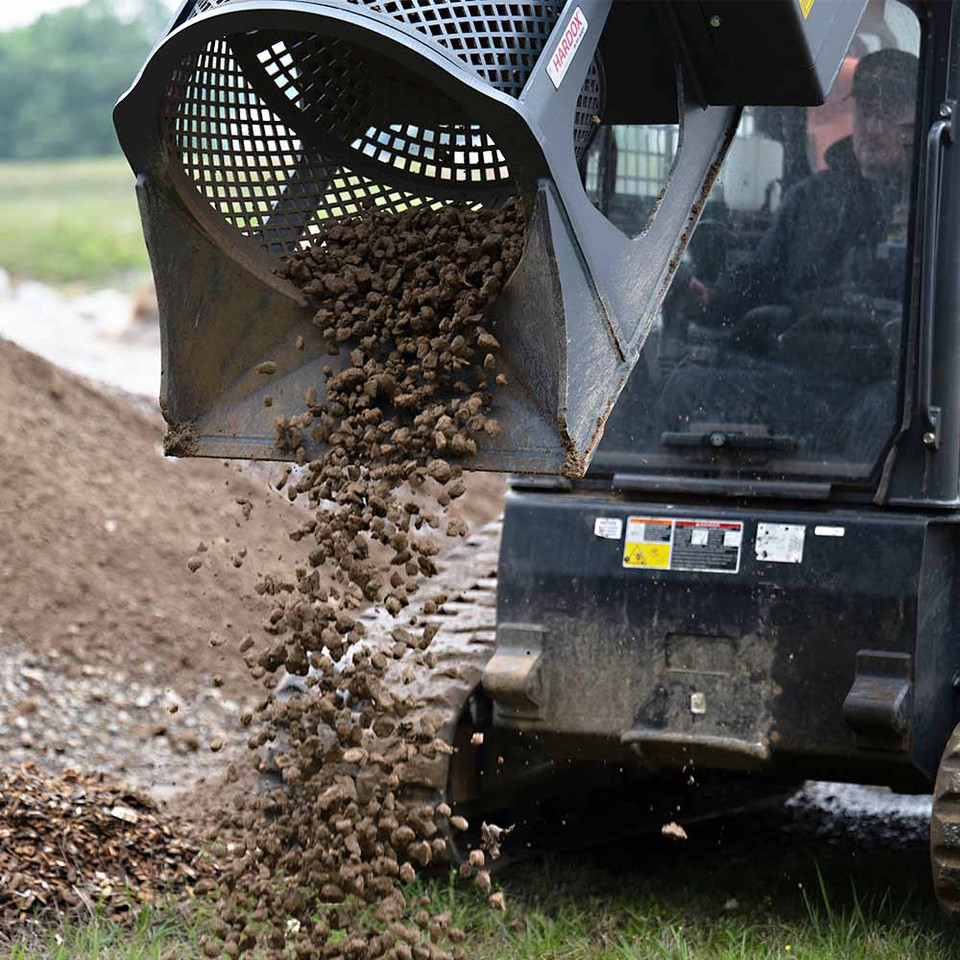 VTN Skid Steer Rotating Screening Bucket | Skid Steer Solutions