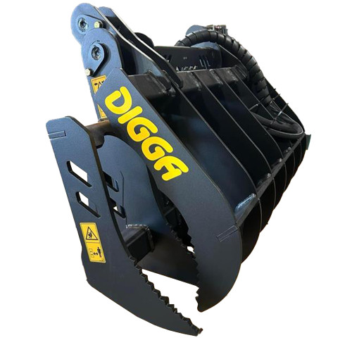 Digga Mini Skid Steer Grapple Rake | Skid Steer Solutions