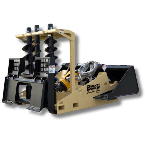 Bucket Bunker Auger Lite - Pro Rack | Skid Steer Solutions