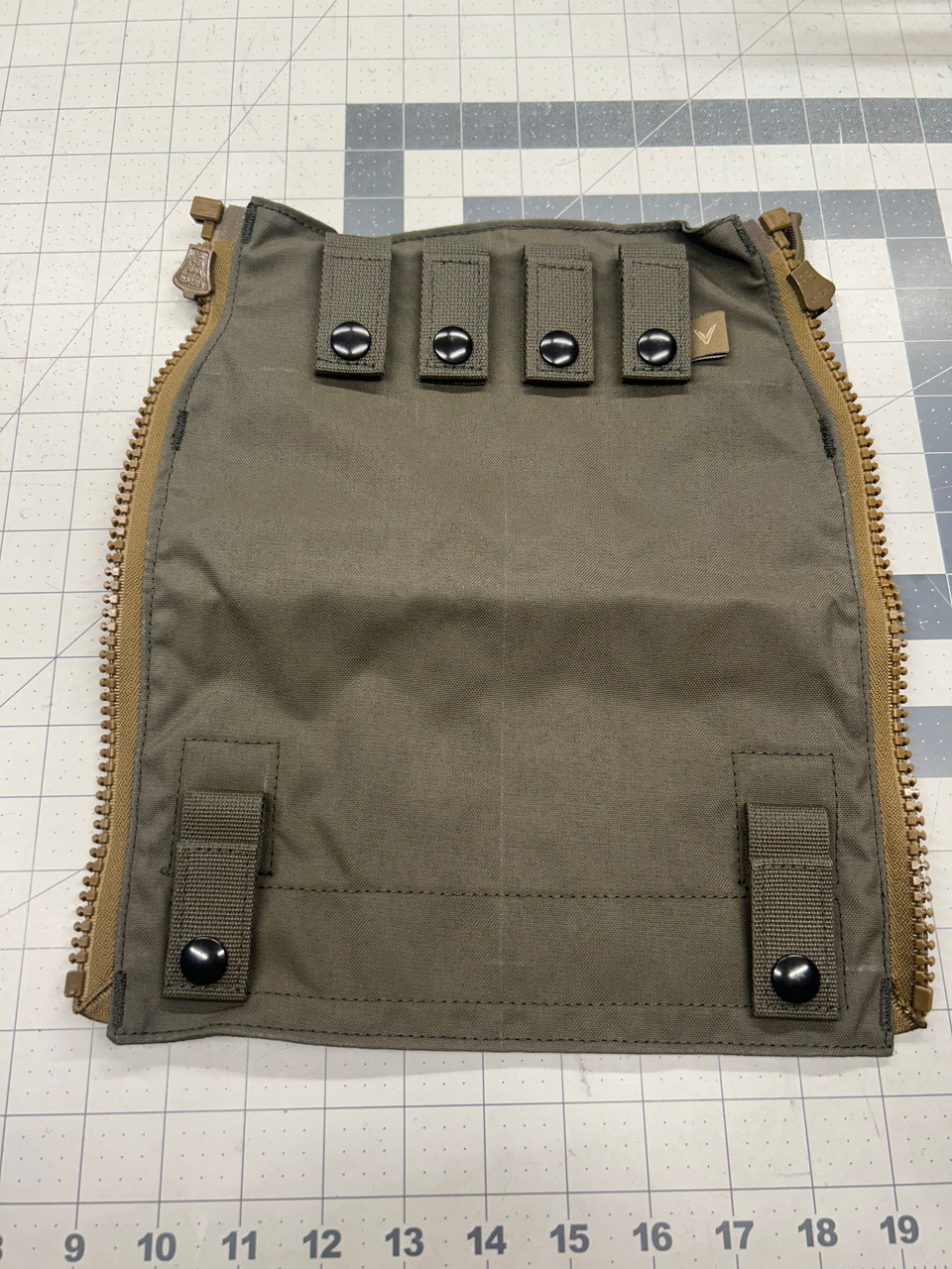Velocity Systems MOLLE Zip Panel, Size Small, Ranger Green (GARAGE SALE)