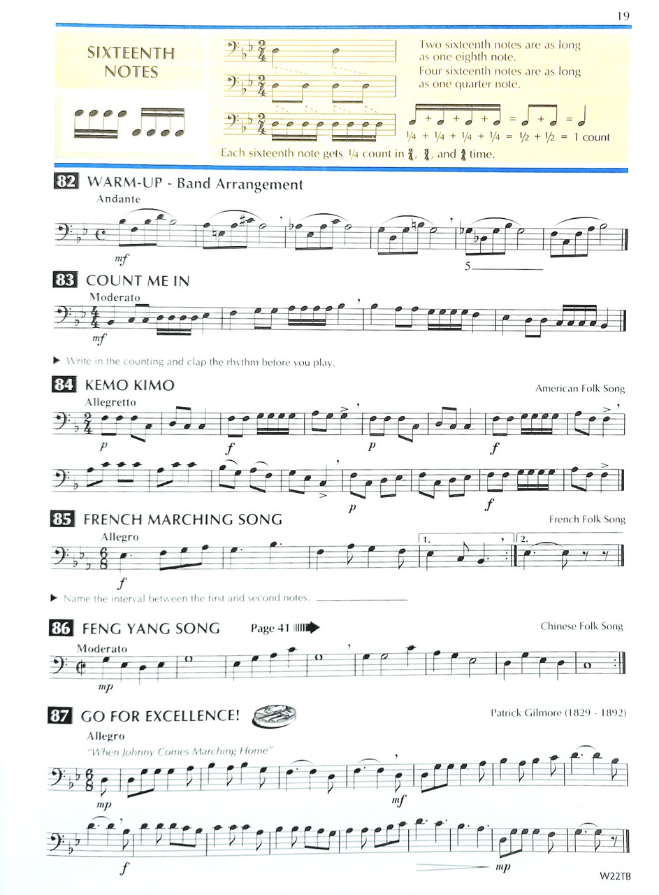 Standard of Excellence Book 2 Trombone at Piano Gallery Superstore