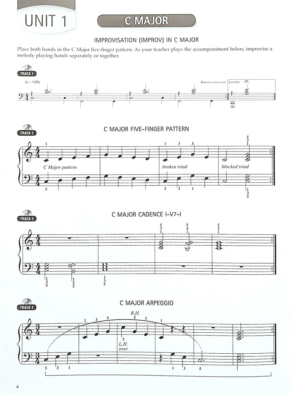 SCALES, PATTERNS AND IMPROVS – BOOK 1 Improvisations, Five-Finger ...