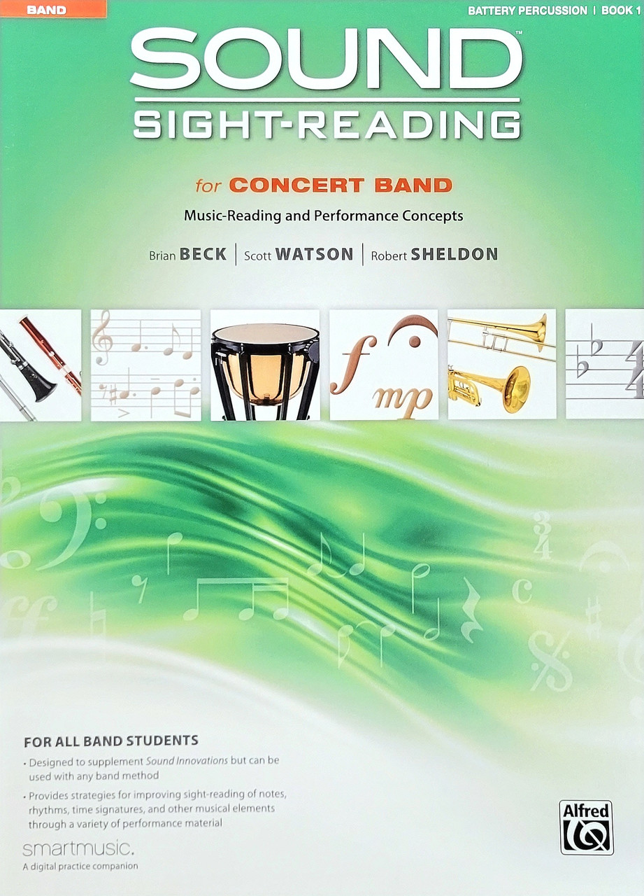Sound Sight Reading for Concert Band Bk 1 Battery Percussion