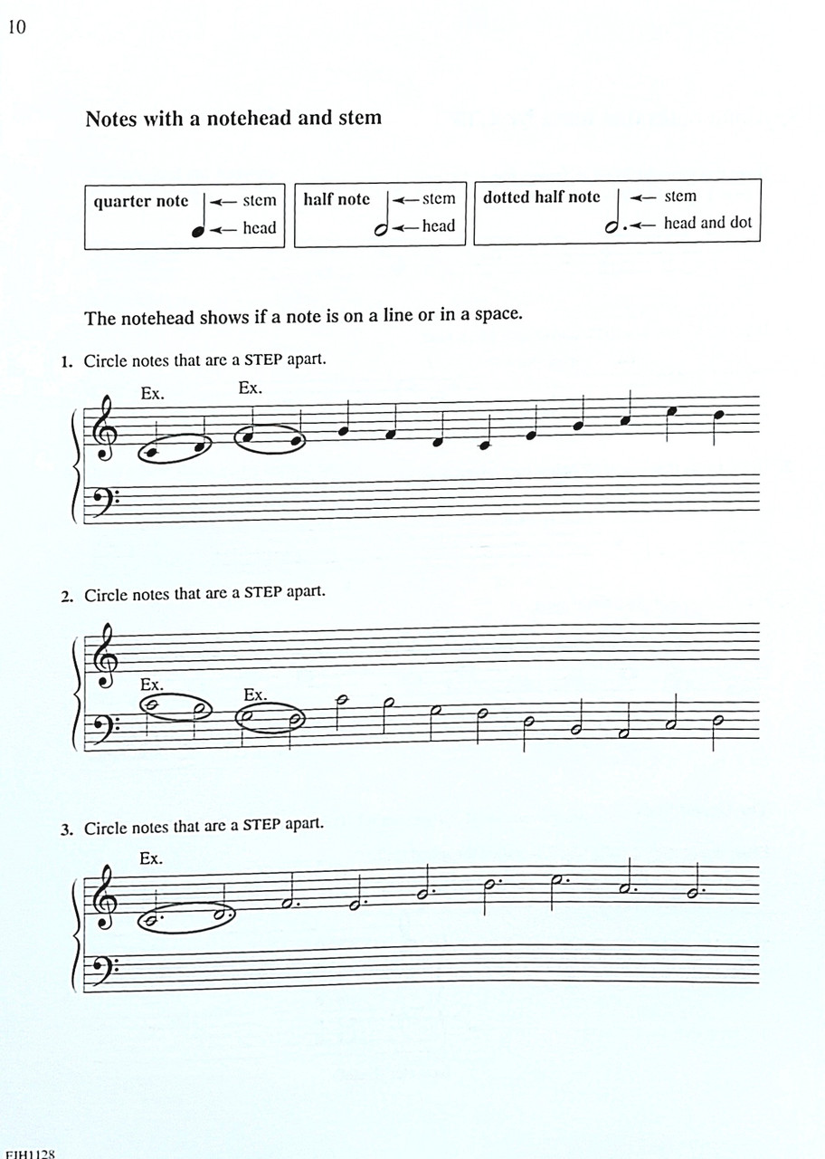 Step Skip & Repeat - Basic Patterns for Note Reading - Book 1 - Early ...