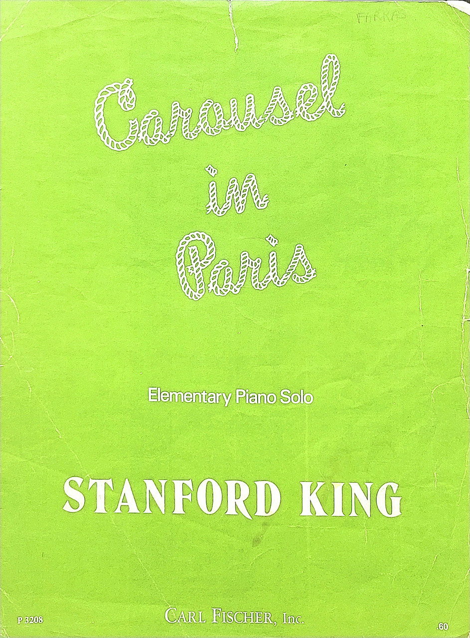 Used Sheet Music - Carousel in Paris - Elementary Piano Solo - Piano ...
