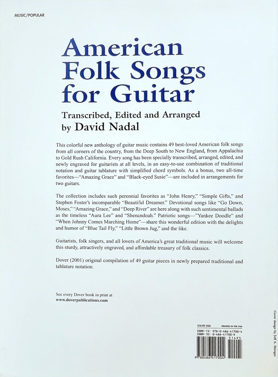 American Folk Songs for Guitar - Piano Gallery