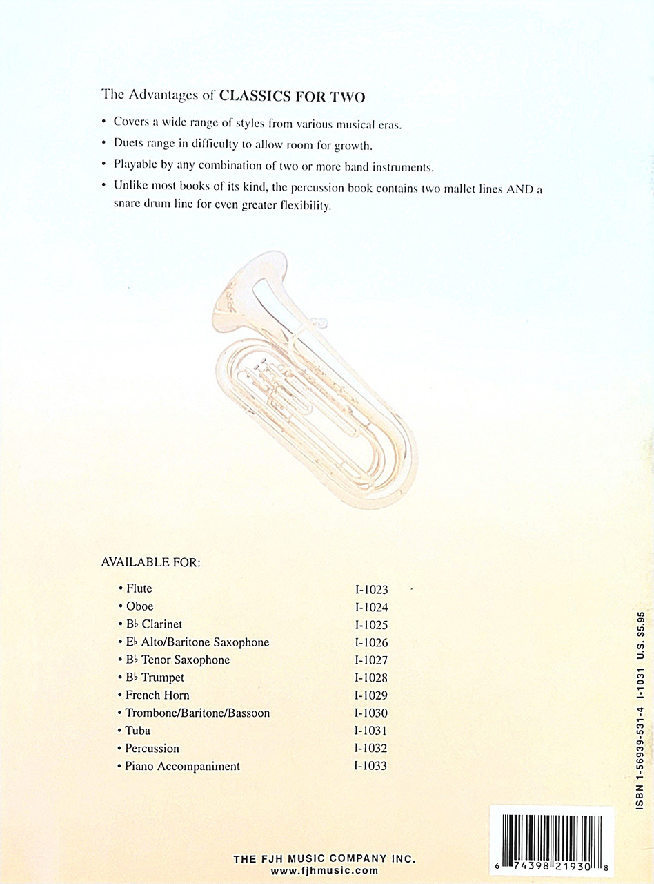 Classics for Two - Tuba - Piano Gallery