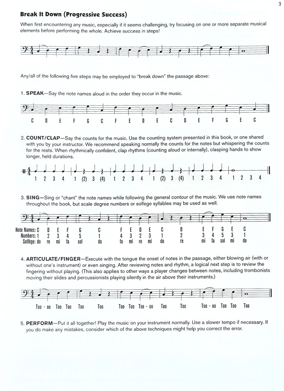 Sound-Sight Reading for Concert Band - Tuba - Book 1 - Piano Gallery