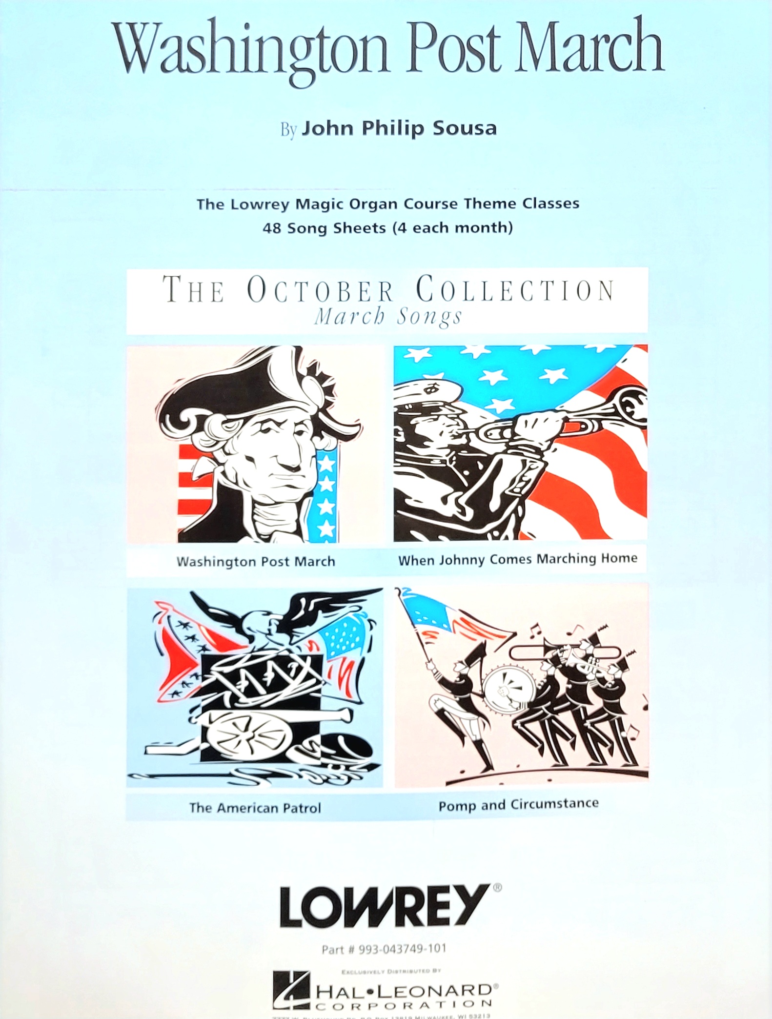 Washington Post March - Lowrey EZ Play Sheet Music - Piano Gallery