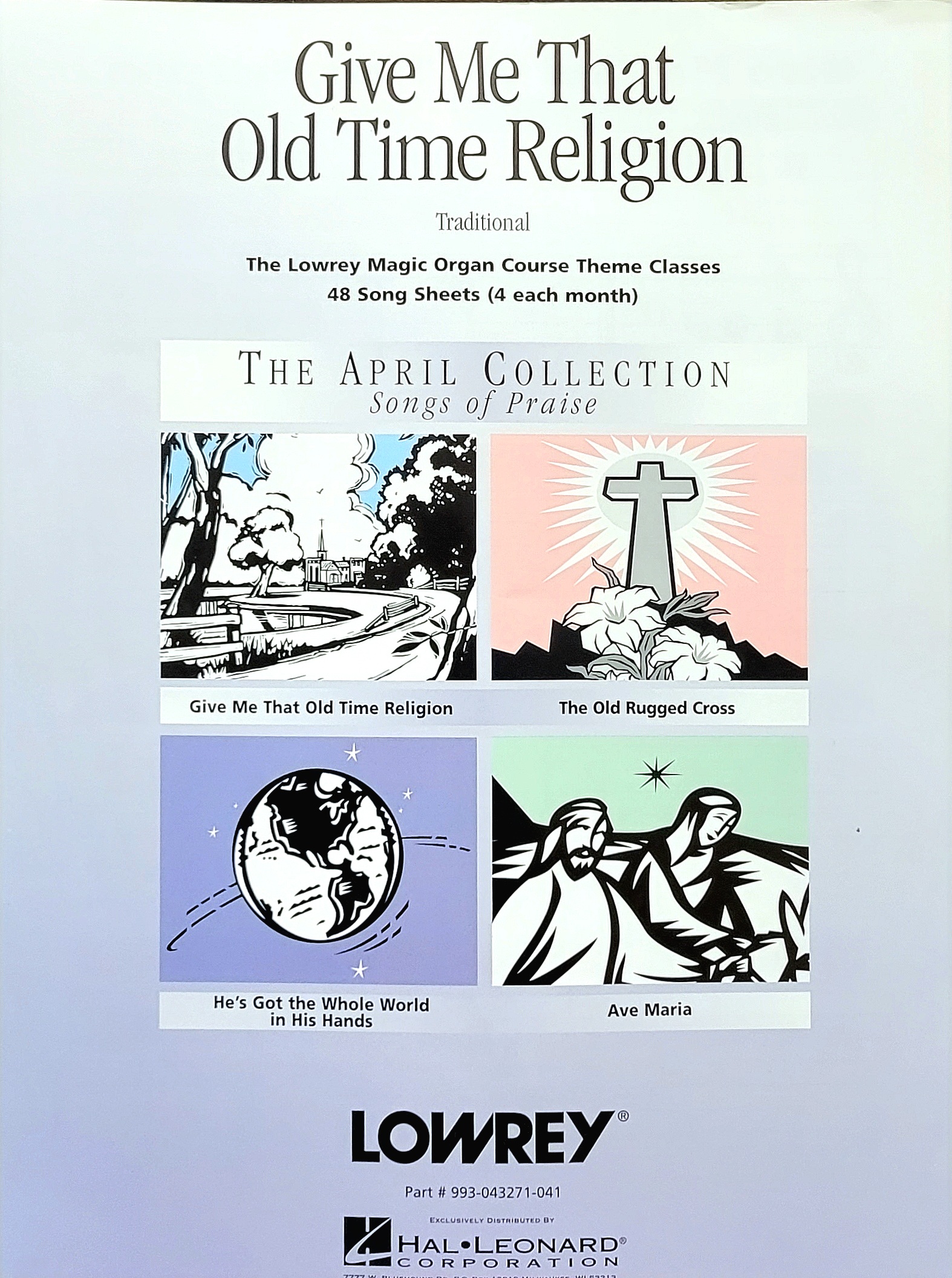 Give Me That Old Time Religion - Lowrey EZ Play Sheet Music - Piano Gallery