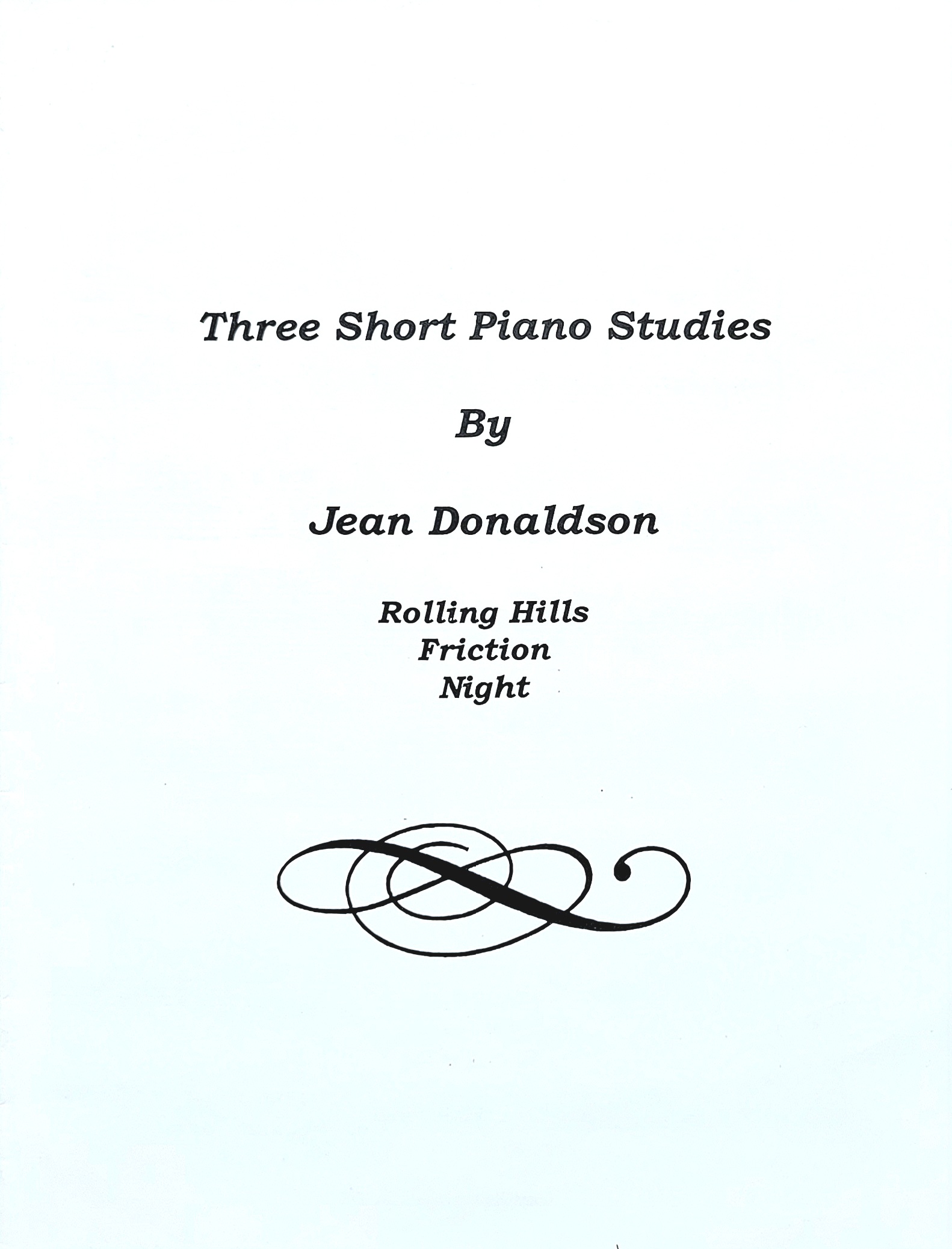 Three Short Piano Studies - by Jean Donaldson - Piano Sheet Music ...