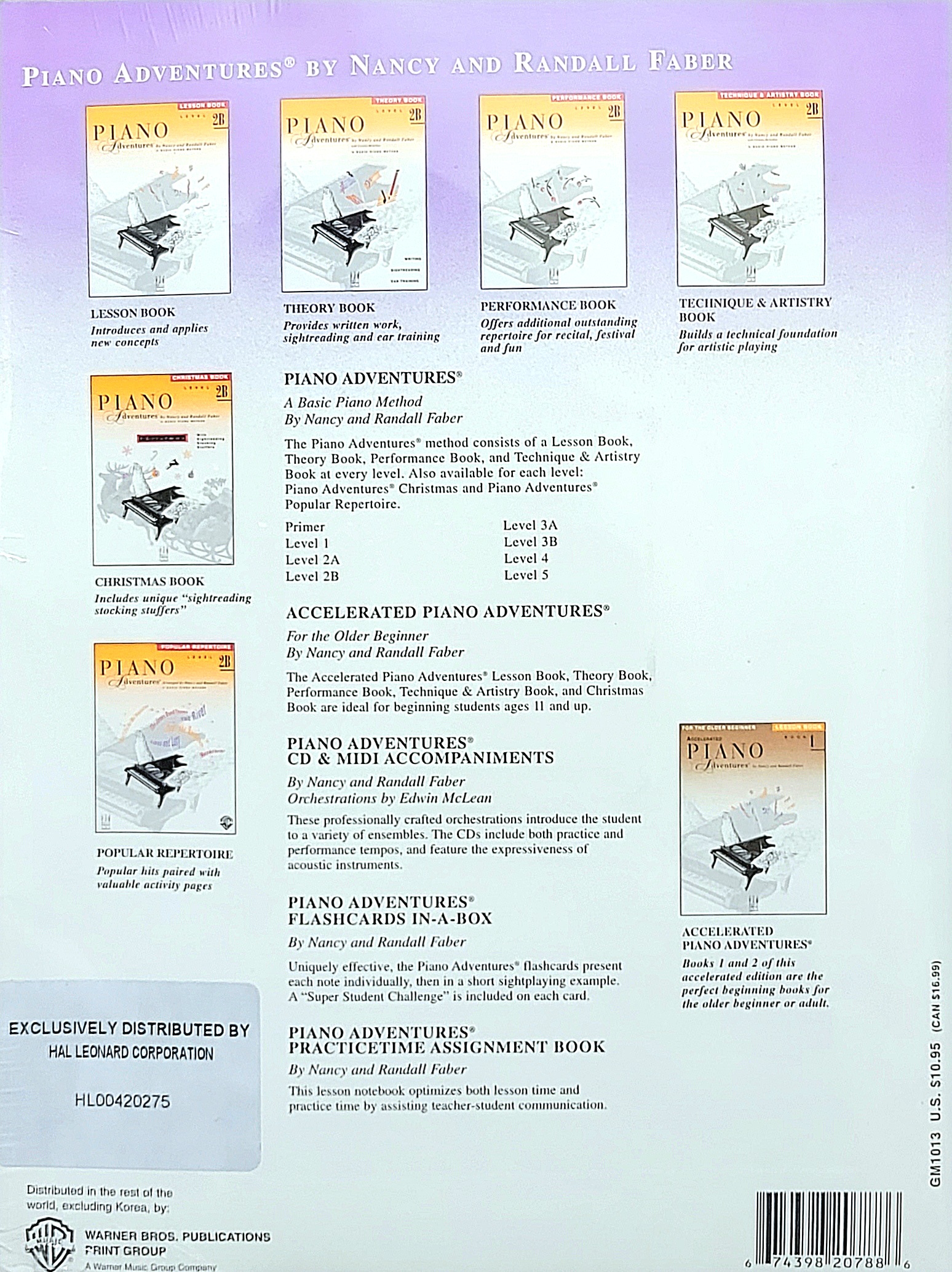 Piano Adventures - Level 3B - Popular Repertoire - CD - Piano Gallery