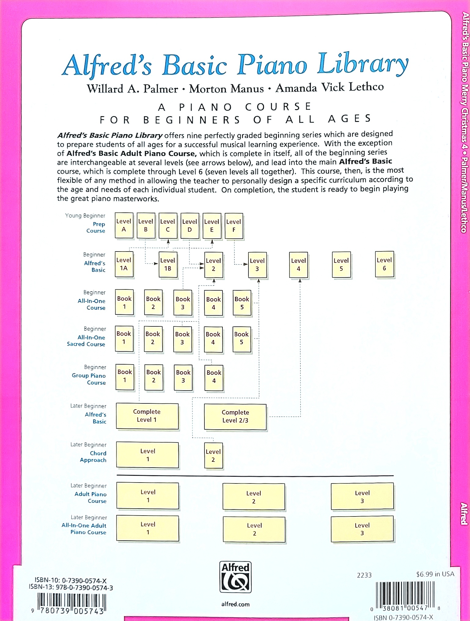 Merry Christmas! Level 4 - Alfred's Basic Piano Library - Piano Gallery