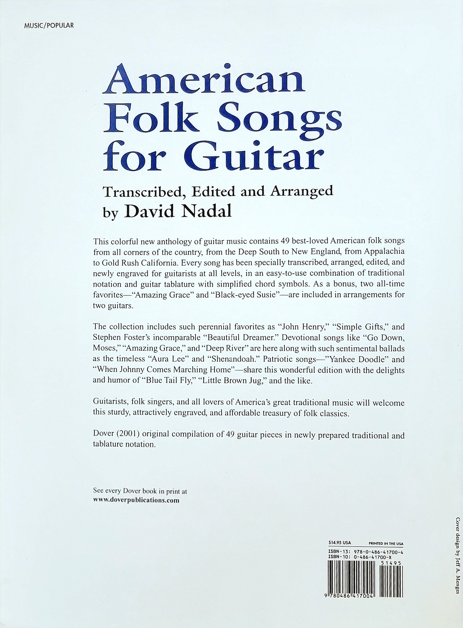 American Folk Songs for Guitar - Piano Gallery