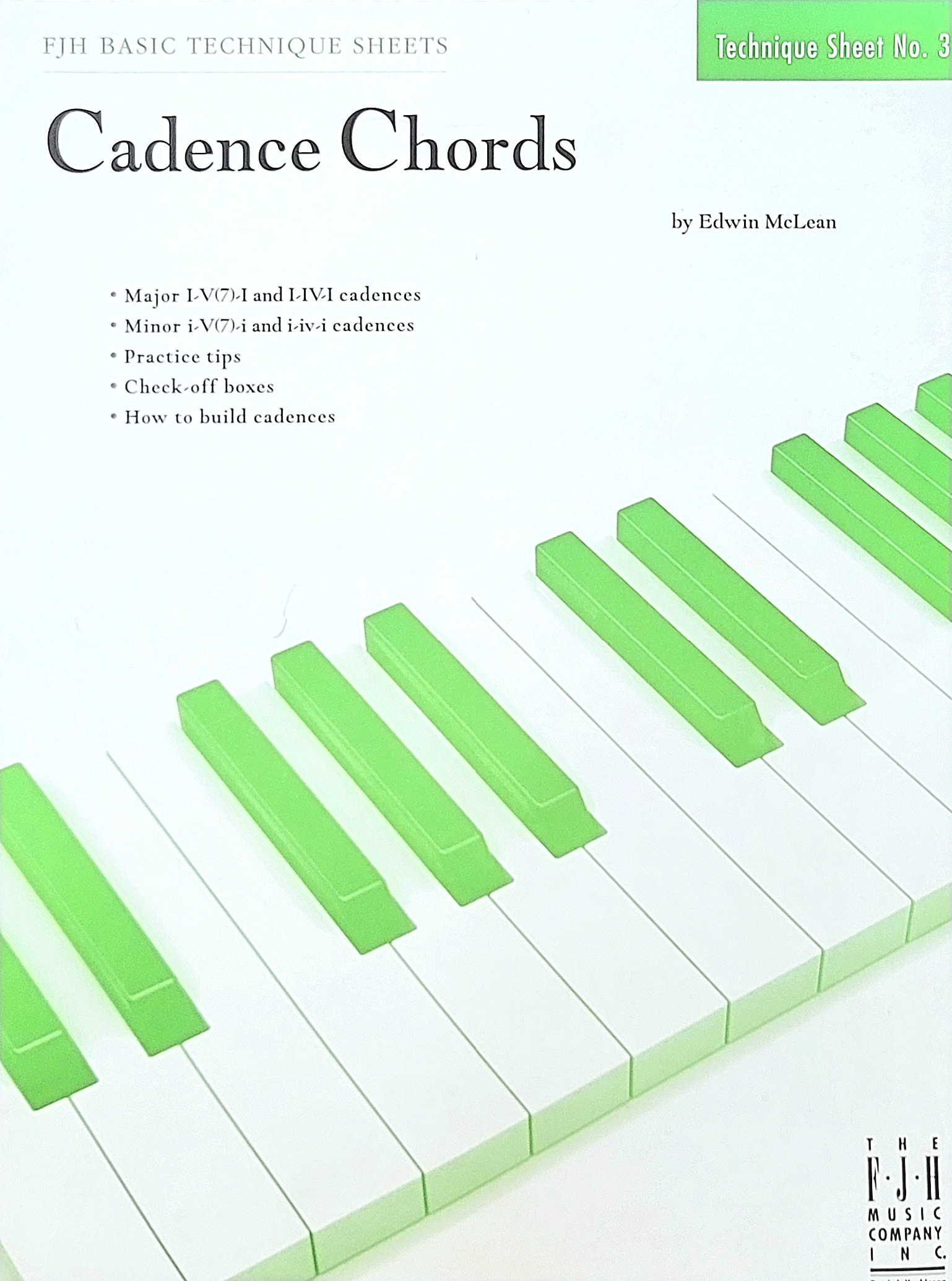 Cadence Chords - Technique Sheet No. 3 - Piano Gallery