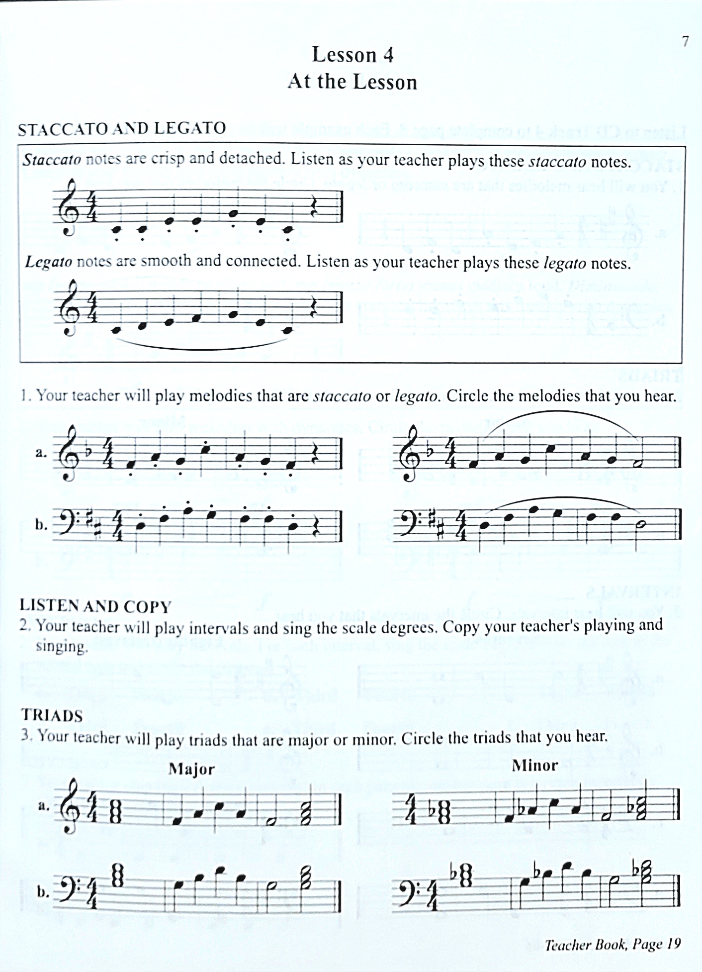 Ear Training Basics - Level 1 Student Book - Piano Gallery