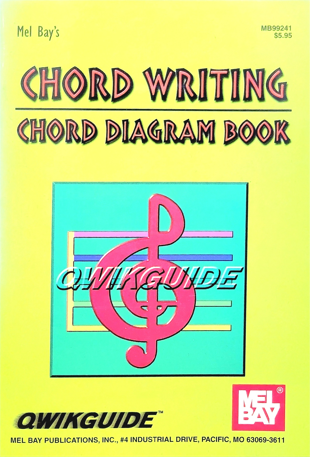 Mel Bay's Chord Writing - Chord Diagram Book - Piano Gallery