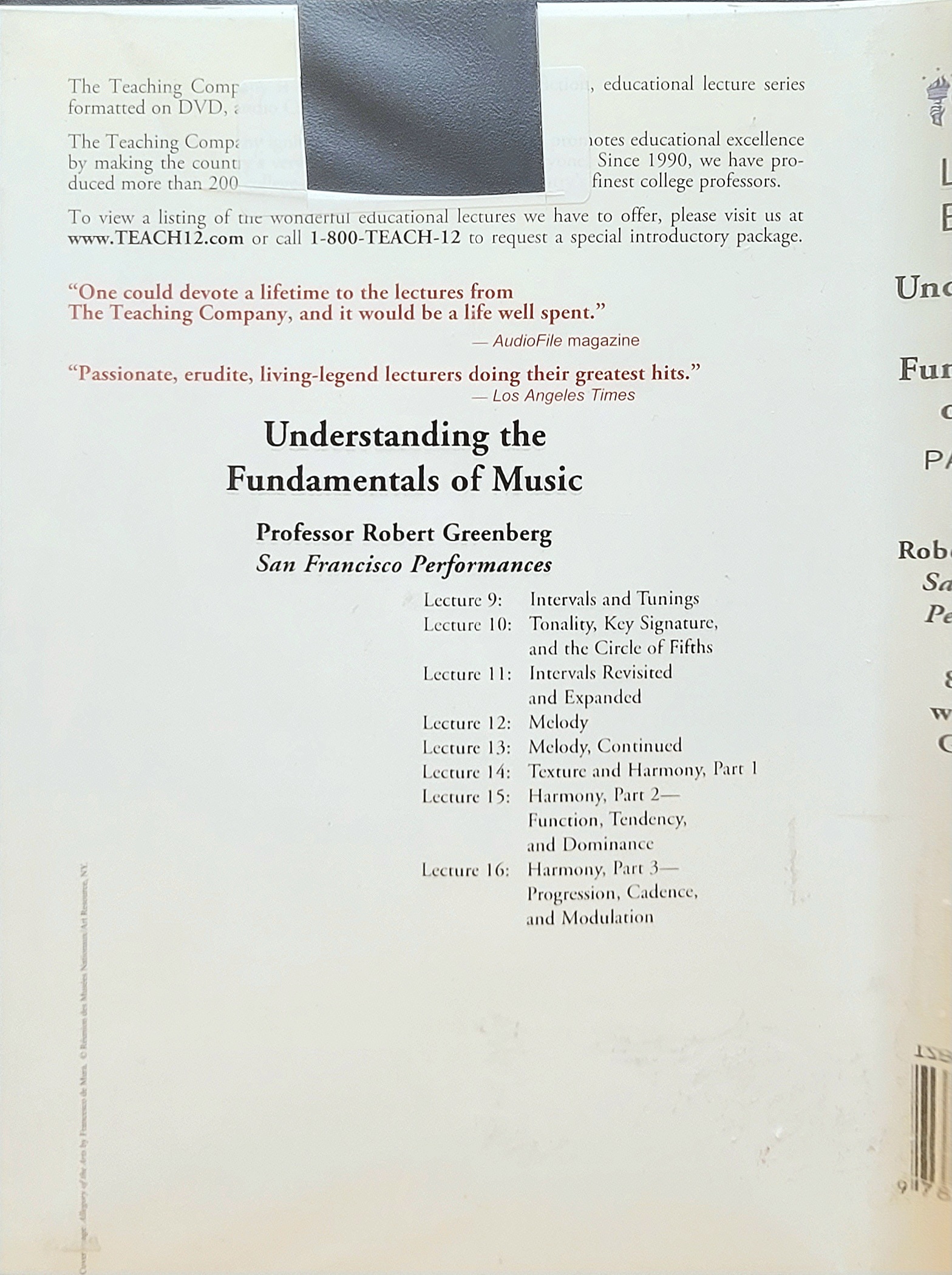Shop Understanding Fundamentals Music 2 DVD Great Courses Used | Piano ...