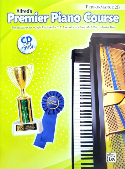 Alfred's Premier Piano Course Performance 2B (w/ CD) at Piano Gallery ...