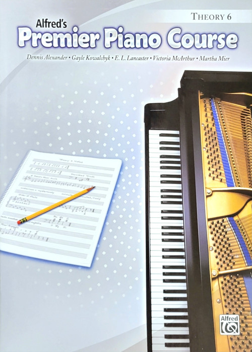 Alfred's Premier Piano Course Theory 6 at Piano Gallery Superstore