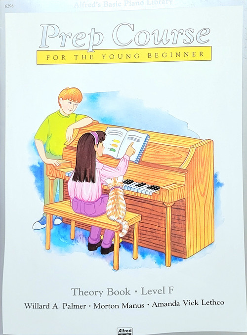 Alfred's Basic Piano Library Prep Course Theory Book Level F at Piano ...