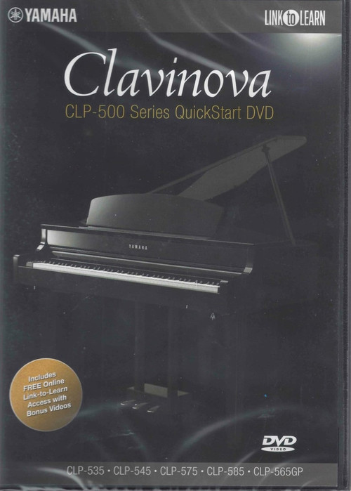 Yamaha Clavinova CLP-500 Series QuickStart DVD at Piano Gallery Music ...