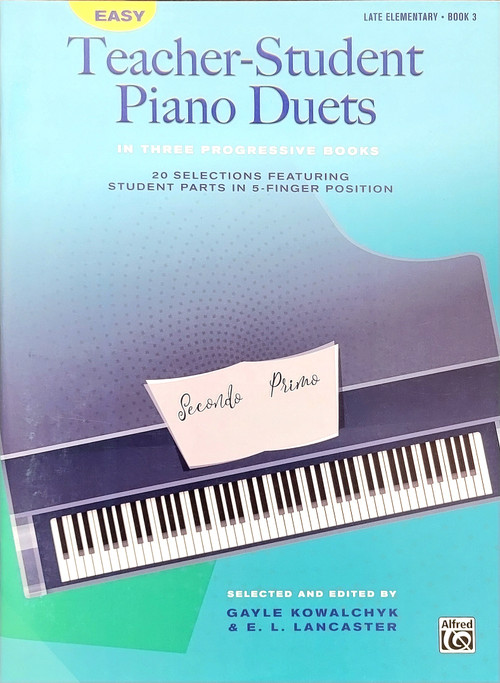 Teacher- Student Piano Duets Book 3 - Piano Gallery
