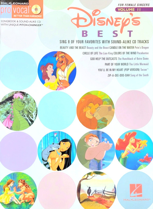 Disney's Best For Female Singers Volume 11 - Piano Gallery