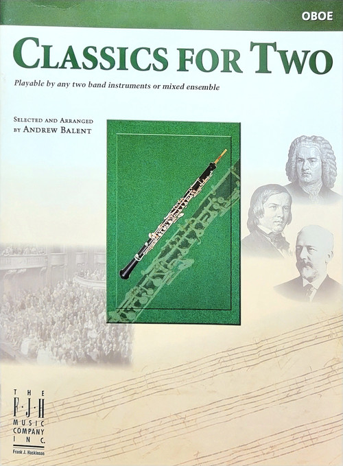 Classics for Two Oboe Book at Piano Gallery