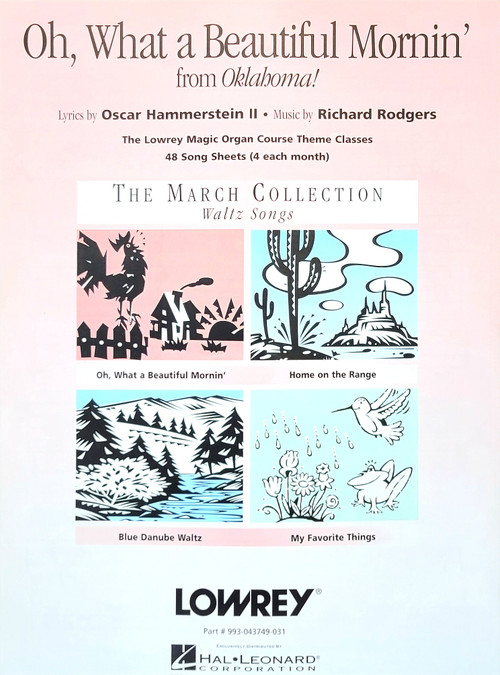 Oh, What a Beautiful Mornin' - Lowrey EZ Play Sheet Music - Piano Gallery