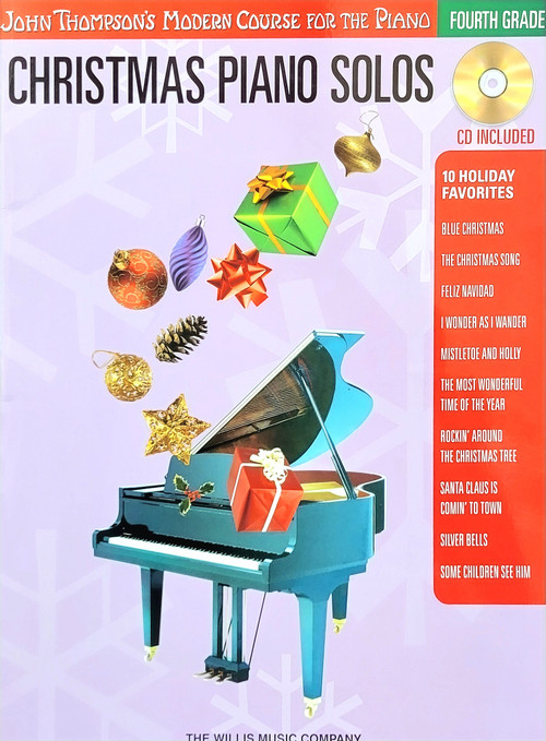 Christmas Piano Solos - Fourth Grade - CD Included - Piano Gallery