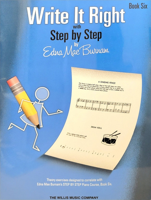 Write It Right – Book 6 Written Lessons - Piano Gallery