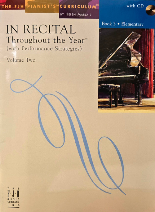 In Recital Throughout the Year - Book 2 Vol 2 - WITH CD - Piano Gallery