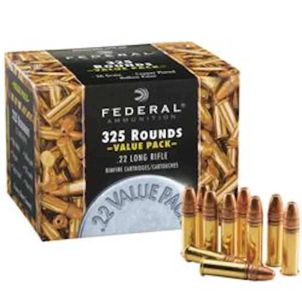 Federal 22 LR 325 rounds Value Pack