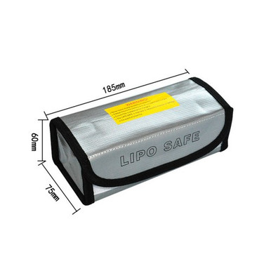 LIPO SAFETY BAG 185X75X60MM: Keep Your Lipos Safe and Secure