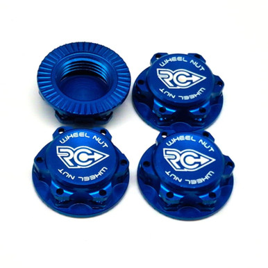 RC-Project 1/8 Wheel Nut - Blue | Premium RC Parts