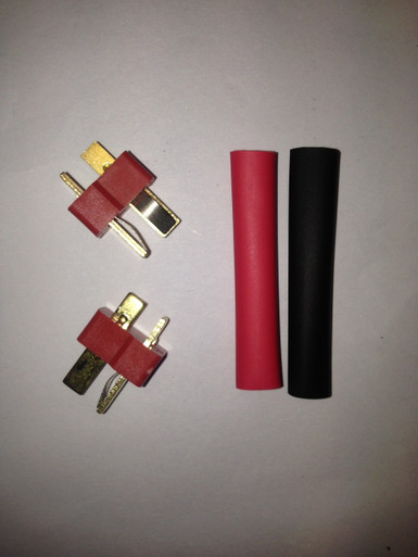 Male Deans Style T-Plug (2) |Quality Connector for RC Models