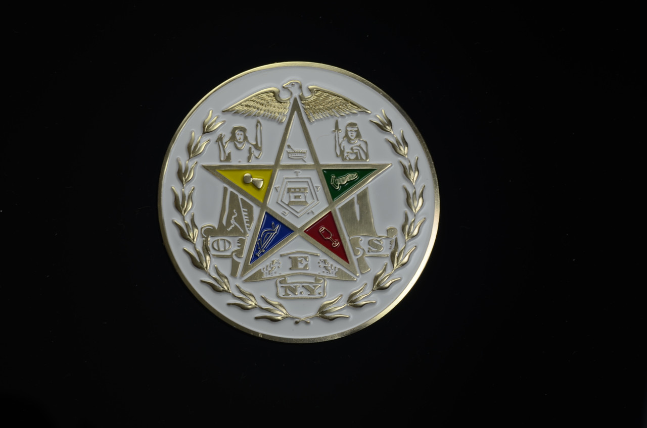 OES New York Auto Emblem - Fraternally Yours Inc. - HAPPY GLASS