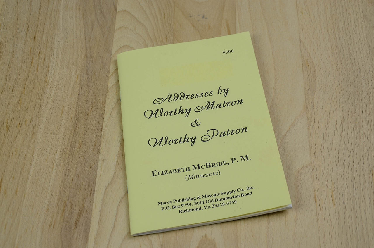 Legacy of Love- A Handbook for Worthy Matrons