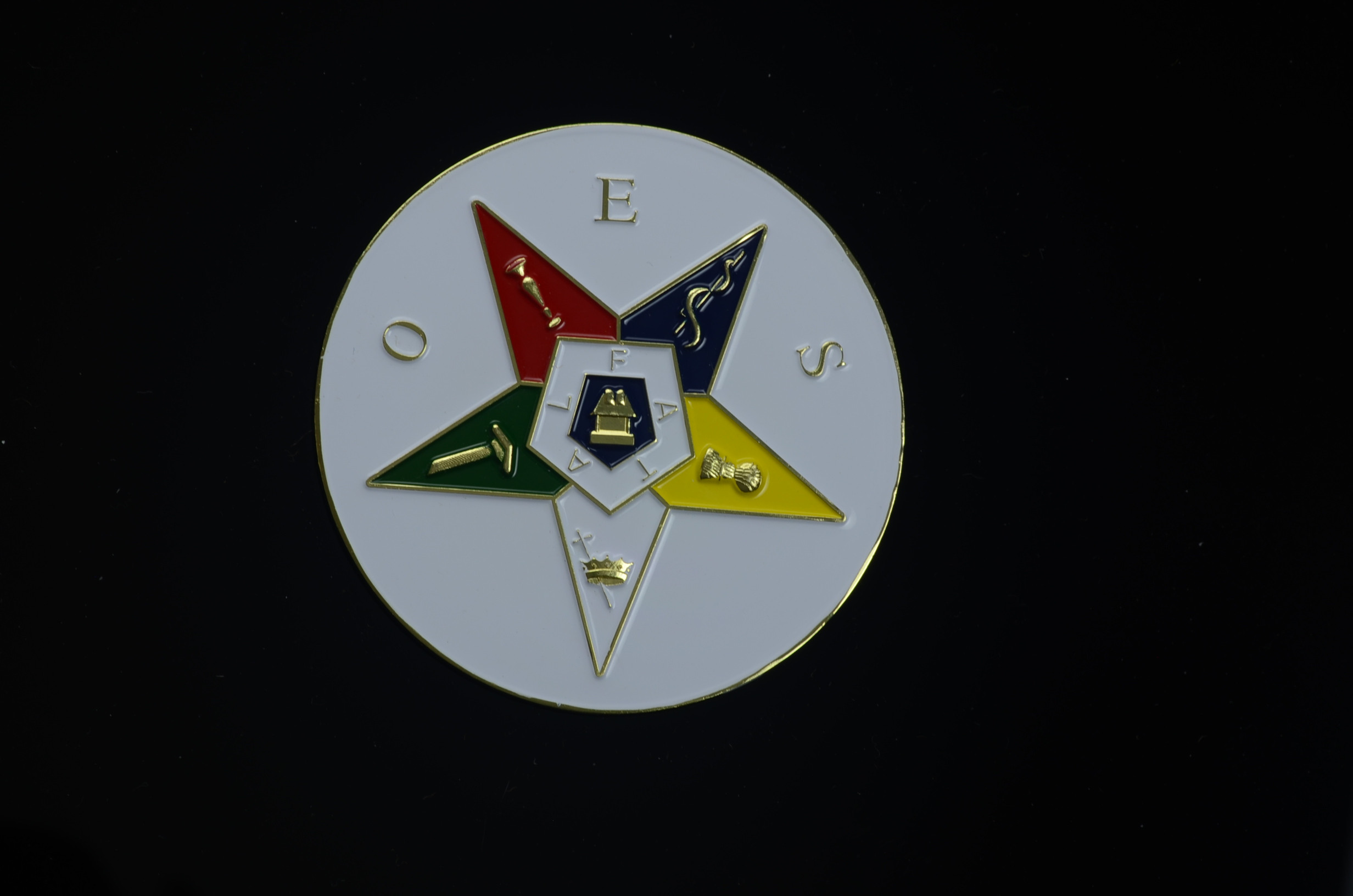 OES New York Auto Emblem - Fraternally Yours Inc. - HAPPY GLASS