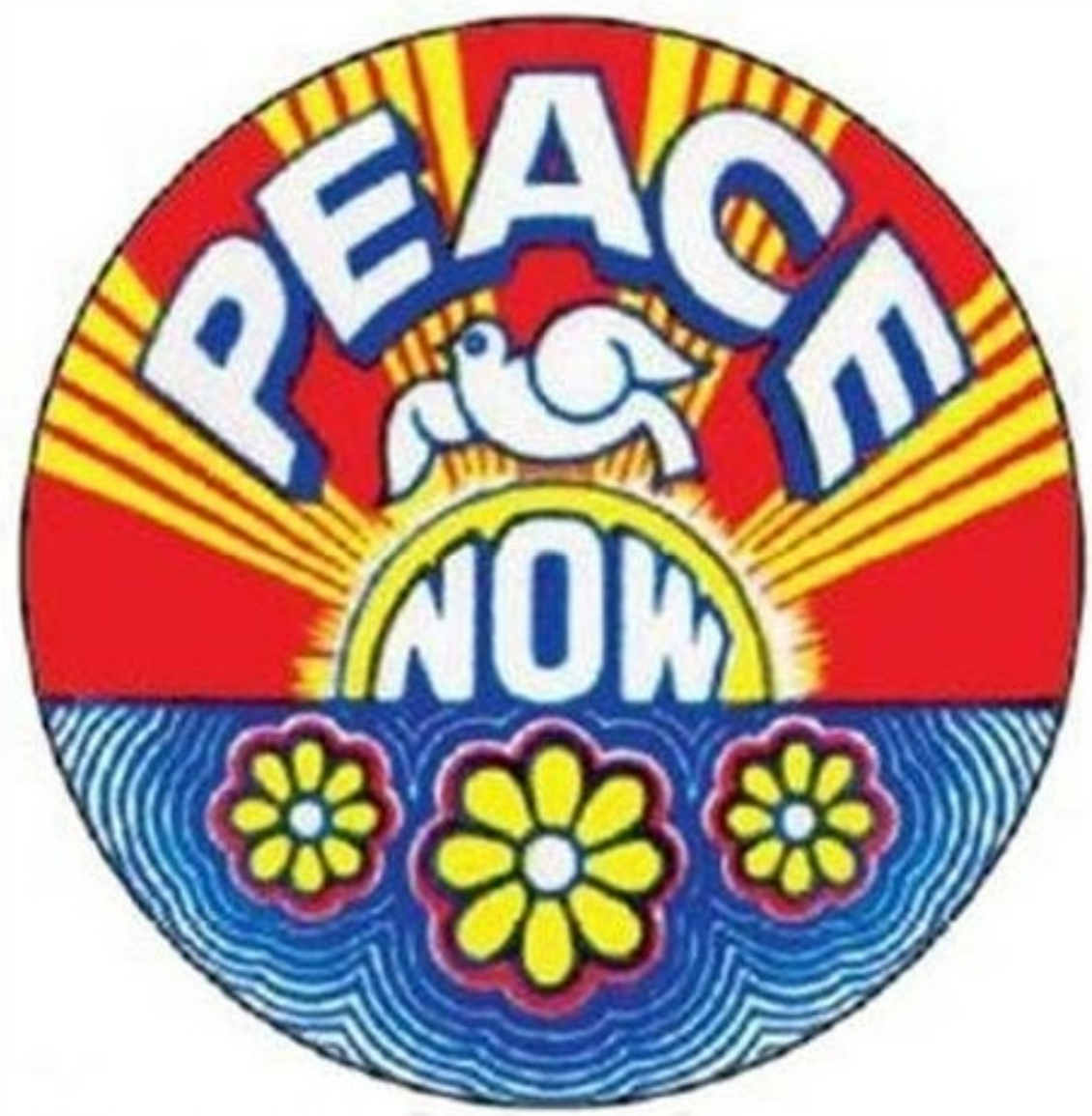 Button Pin - Peace Now - inspired living