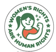 Button Pin - Women's Rights are Human Rights - inspired living